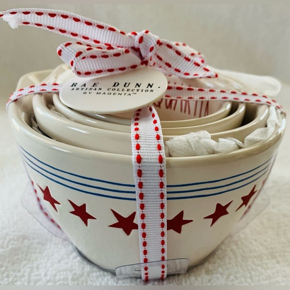 Rae Dunn | Kitchen | Rae Dunn Stars And Stripes Measuring Cup Set ...